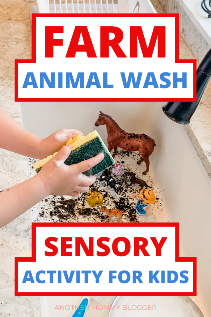 Farm Animal Washing Sensory Activity For Kids - Another Mommy Blogger