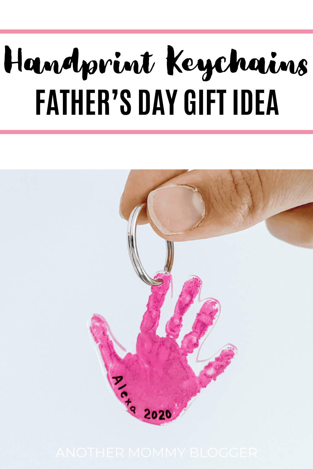 DIY Kids Handprint Keychains - Another Mommy Blogger