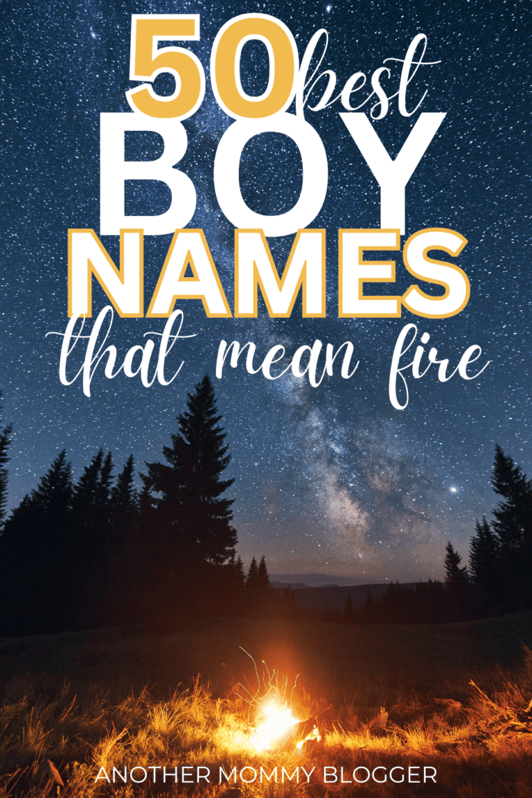 50 Boy Names That Mean Fire For Your Little Flame - Another Mommy Blogger