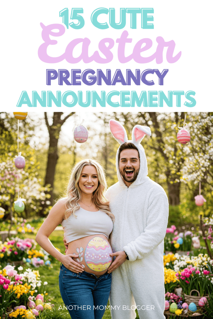 15 Cute Easter Pregnancy Announcement Ideas - Another Mommy Blogger