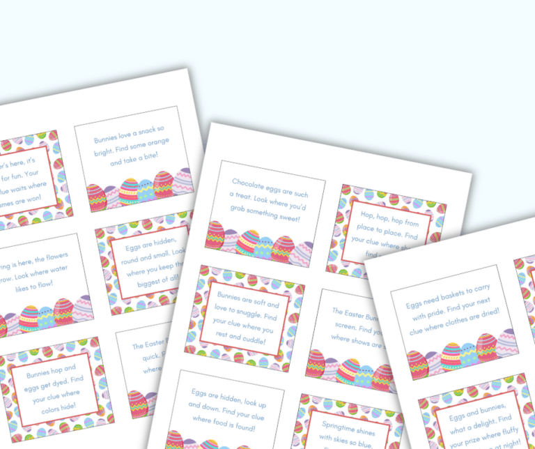 15 Fun Easter Scavenger Hunt Clues For Kids - Another Mommy Blogger